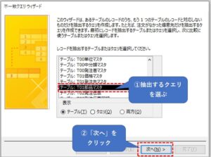【入門】Accessクエリウィザードの使い方について | ExcelとAccessの学習室